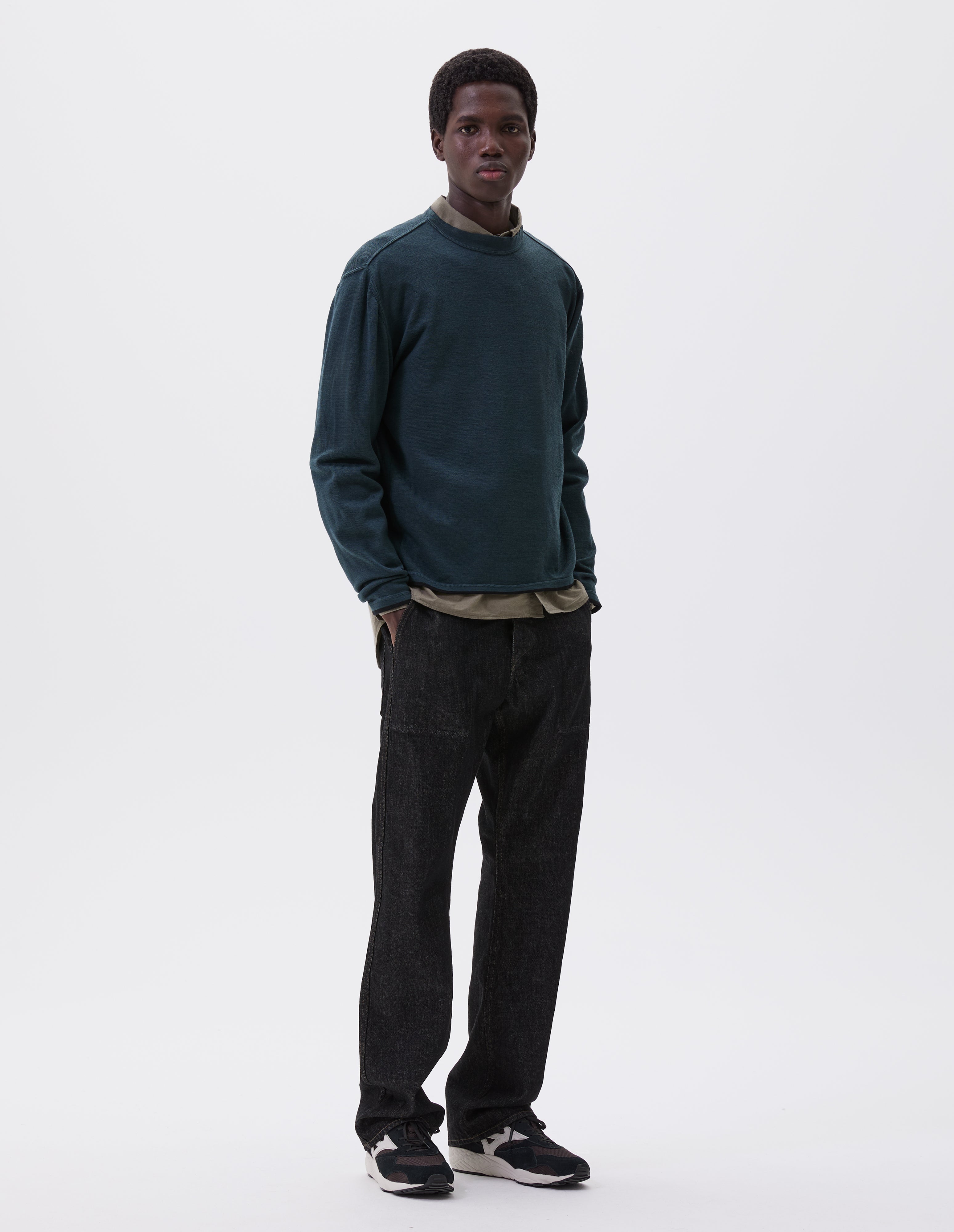 Black denim twill Worker Jean | MHL. by Margaret Howell