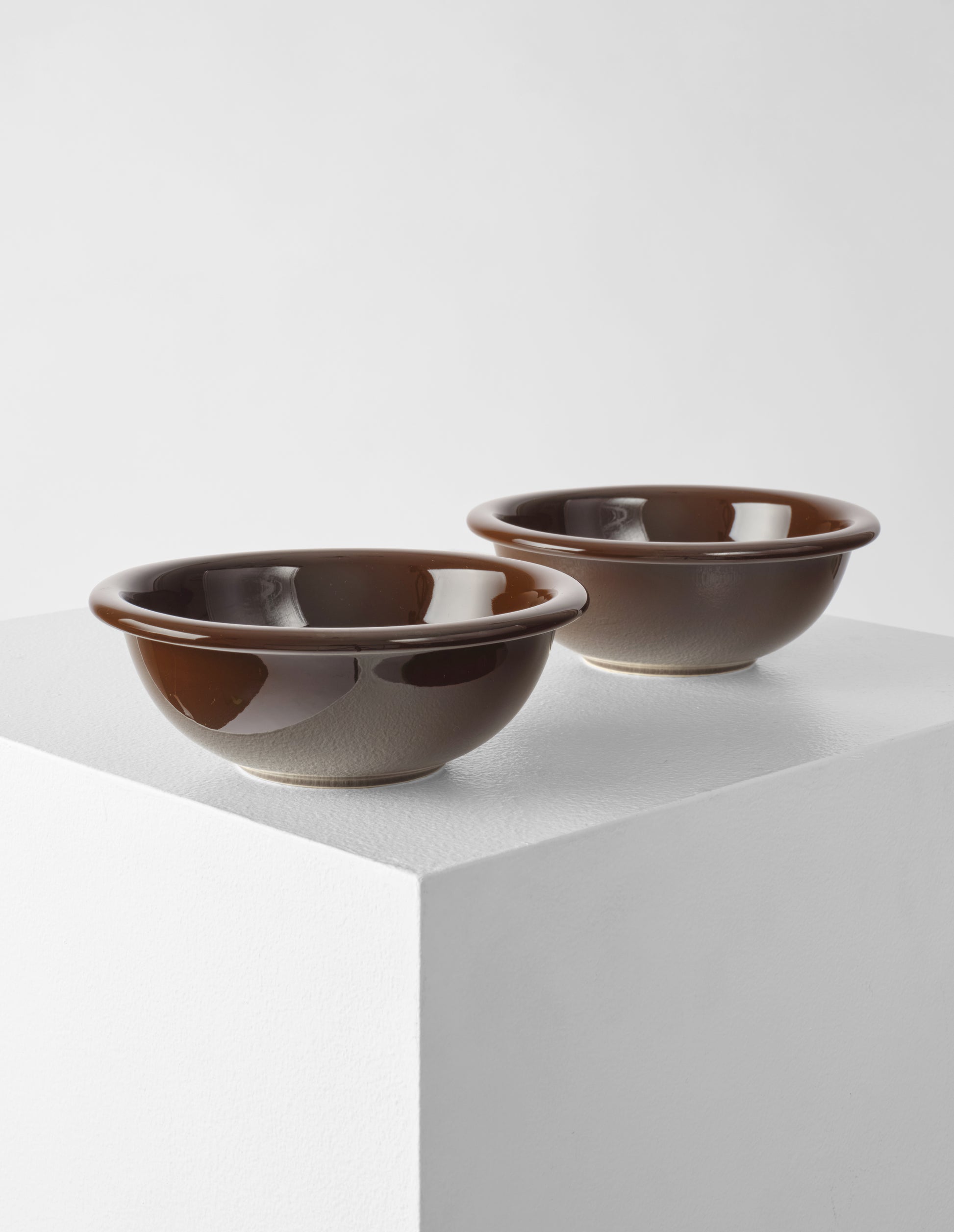 Brown stoneware Bronto Bowl Set of 2 | Margaret Howell