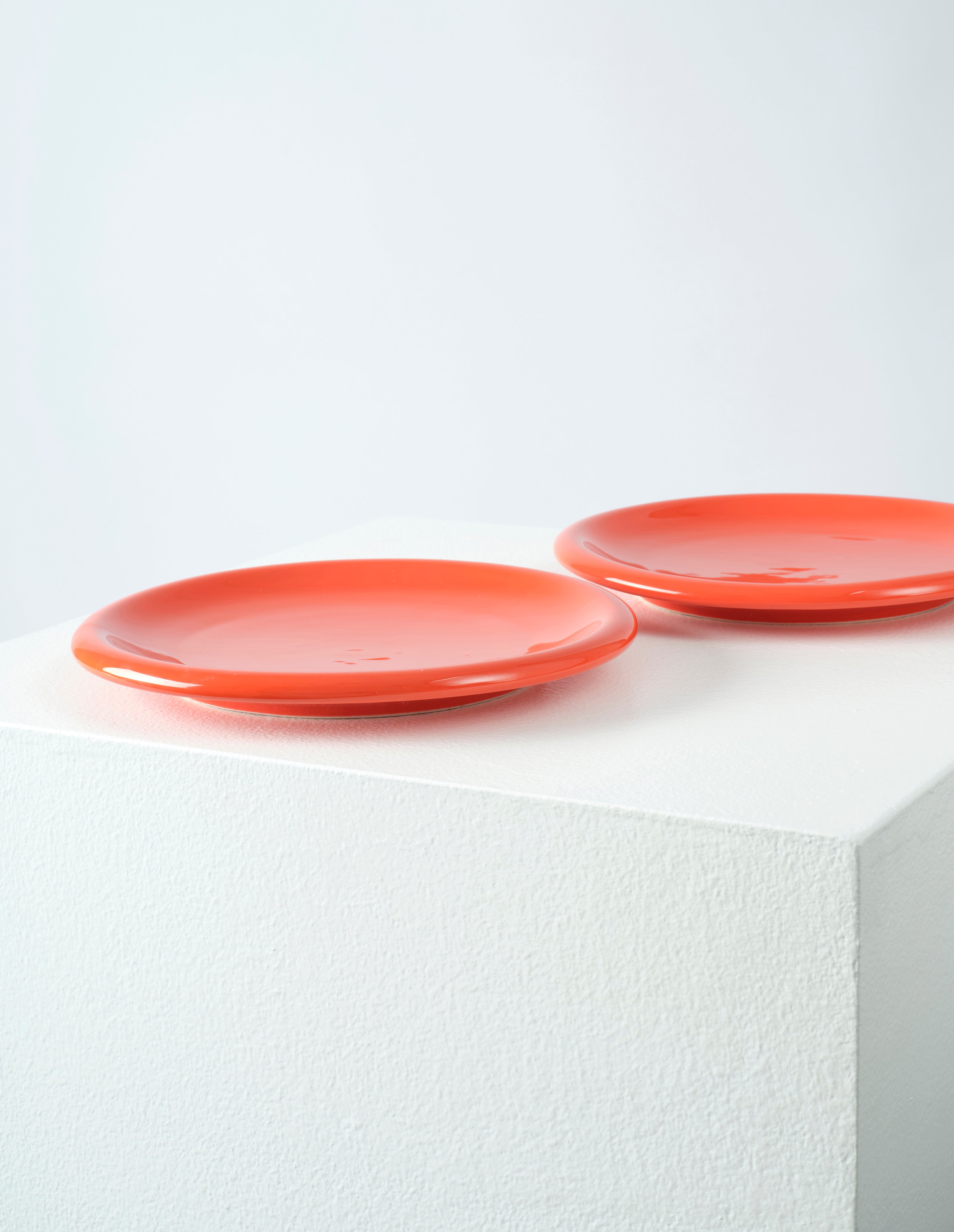 Bronto plate set of 2 in orange by Hem for Margaret Howell