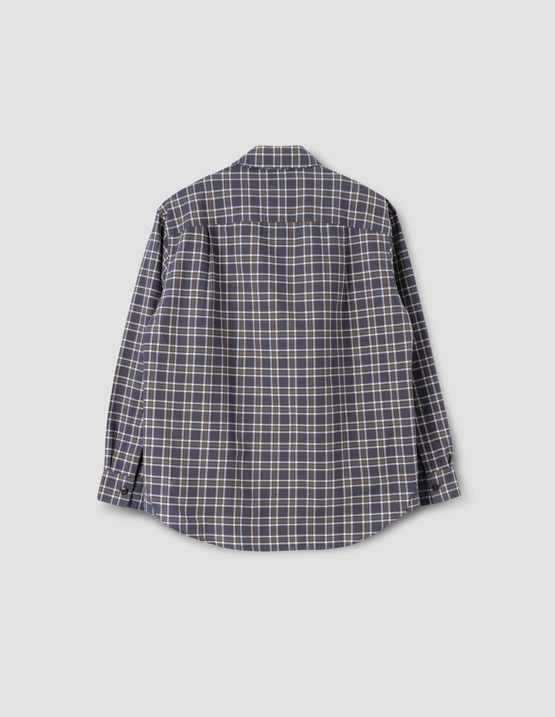 Slate and moss cotton basic shirt | MHL. by Margaret Howell