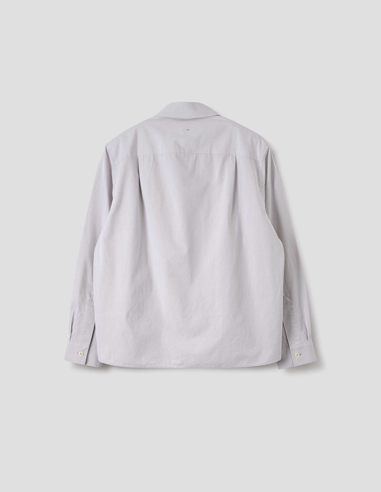 Pebble plainweave cotton Overall Shirt | MHL. by Margaret Howell