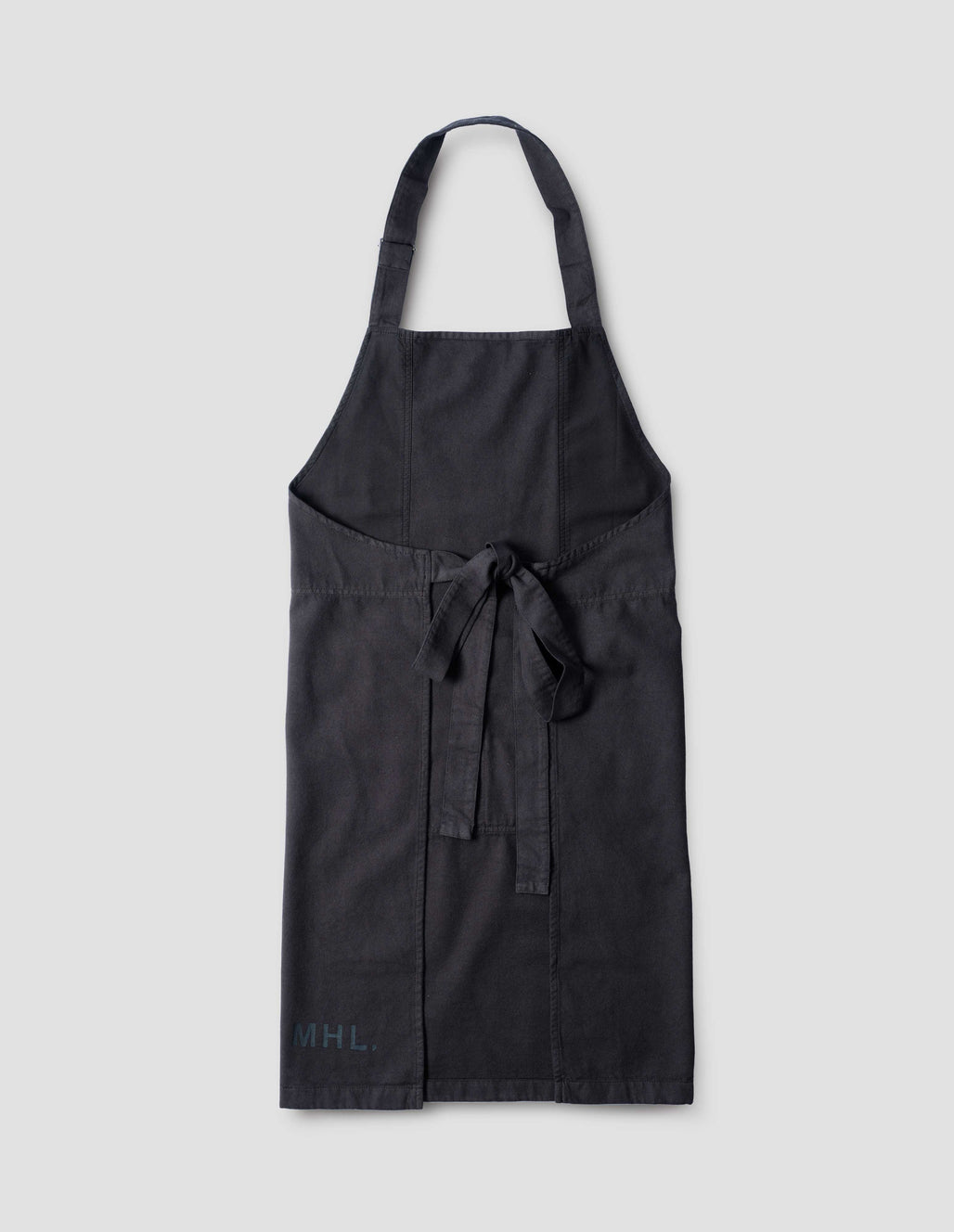 Off black heavy cotton canvas apron | MHL. by Margaret Howell