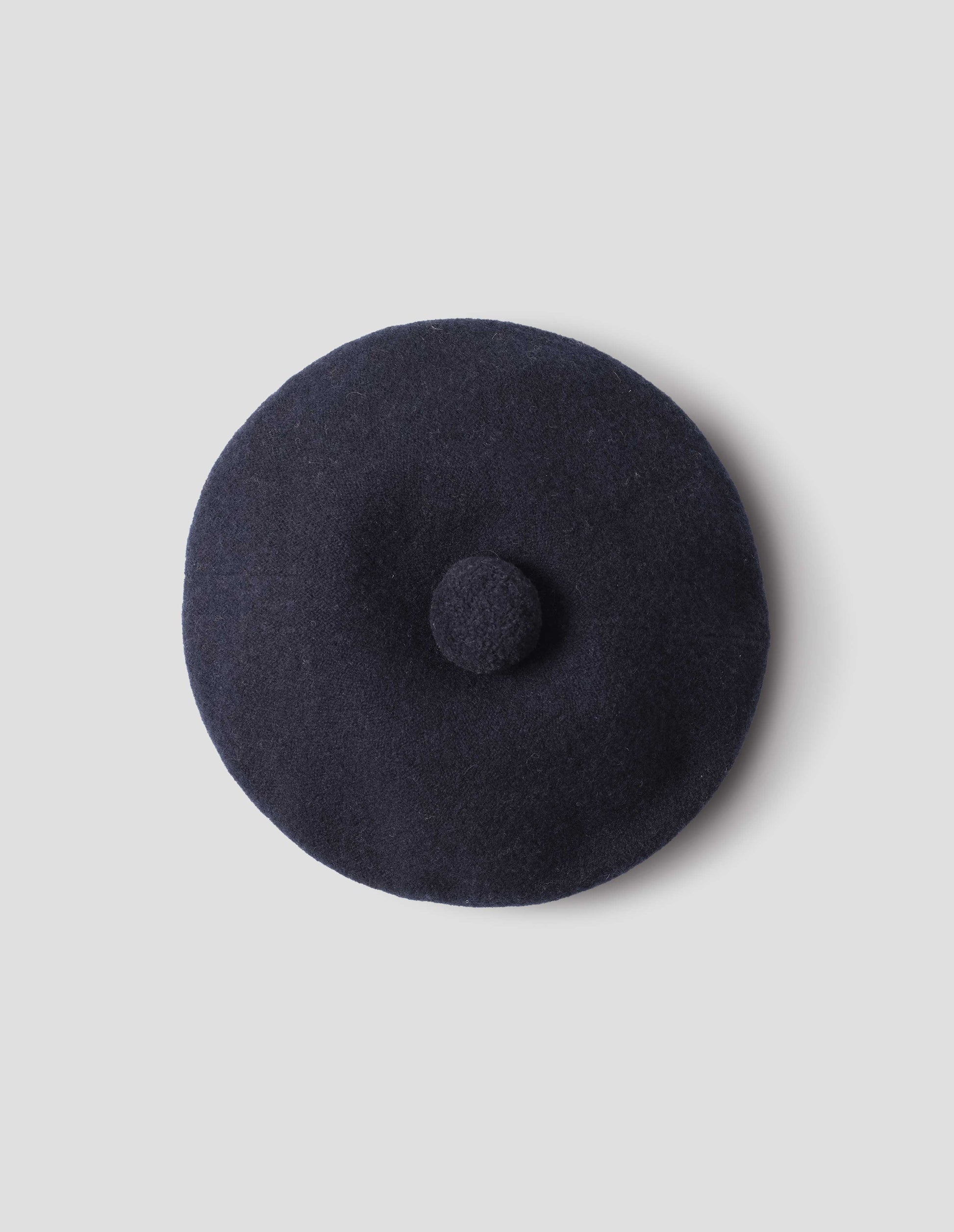 Dark Navy lambswool Tam O Shanter | MHL. by Margaret Howell