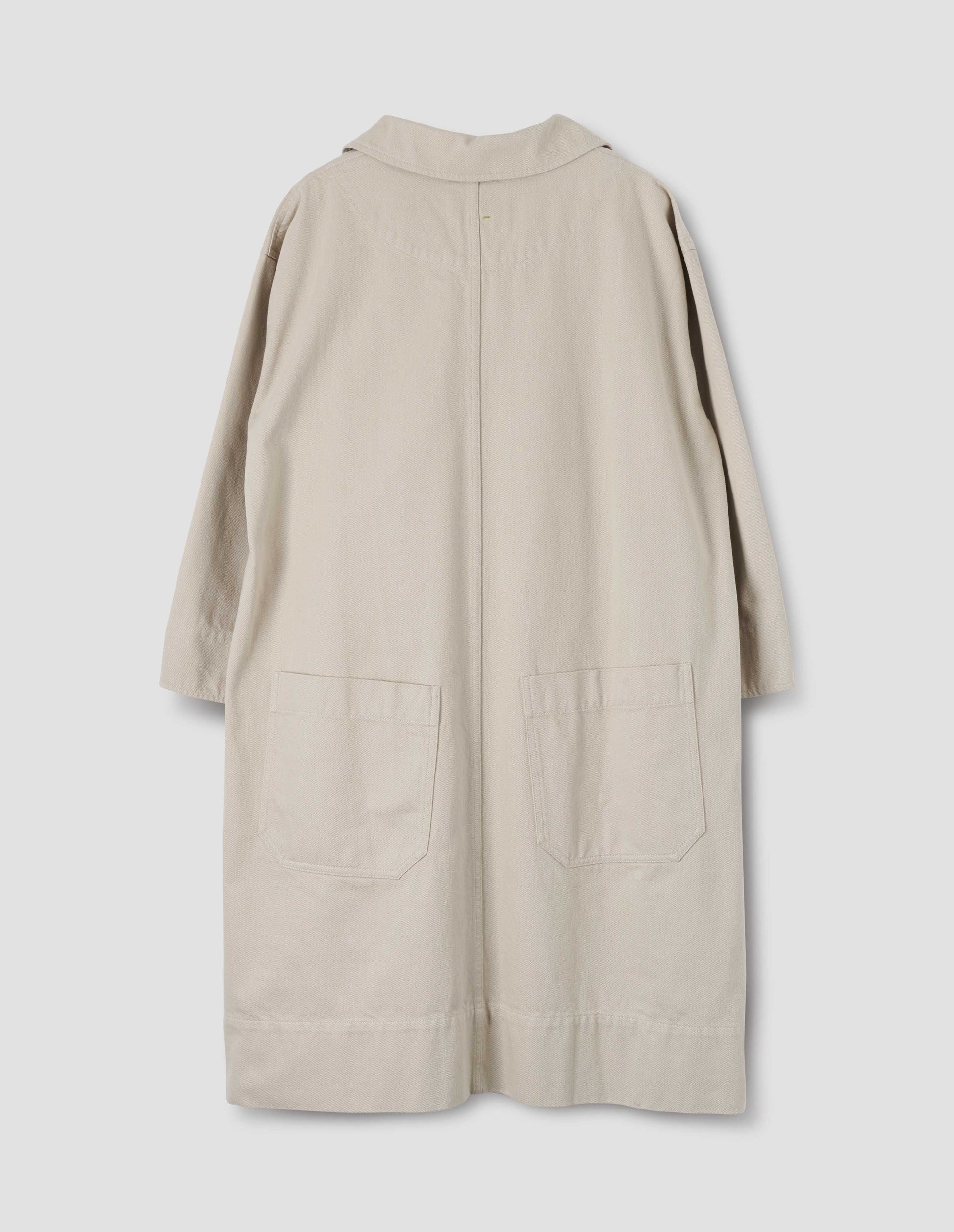 Putty cotton drill smock dress | MHL. by Margaret Howell