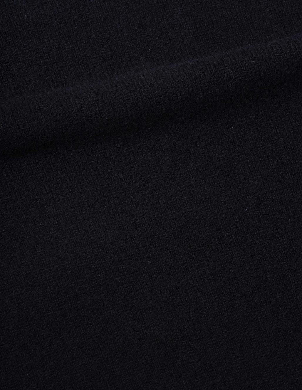 Merino cashmere seamless bed jumper in black | Margaret Howell